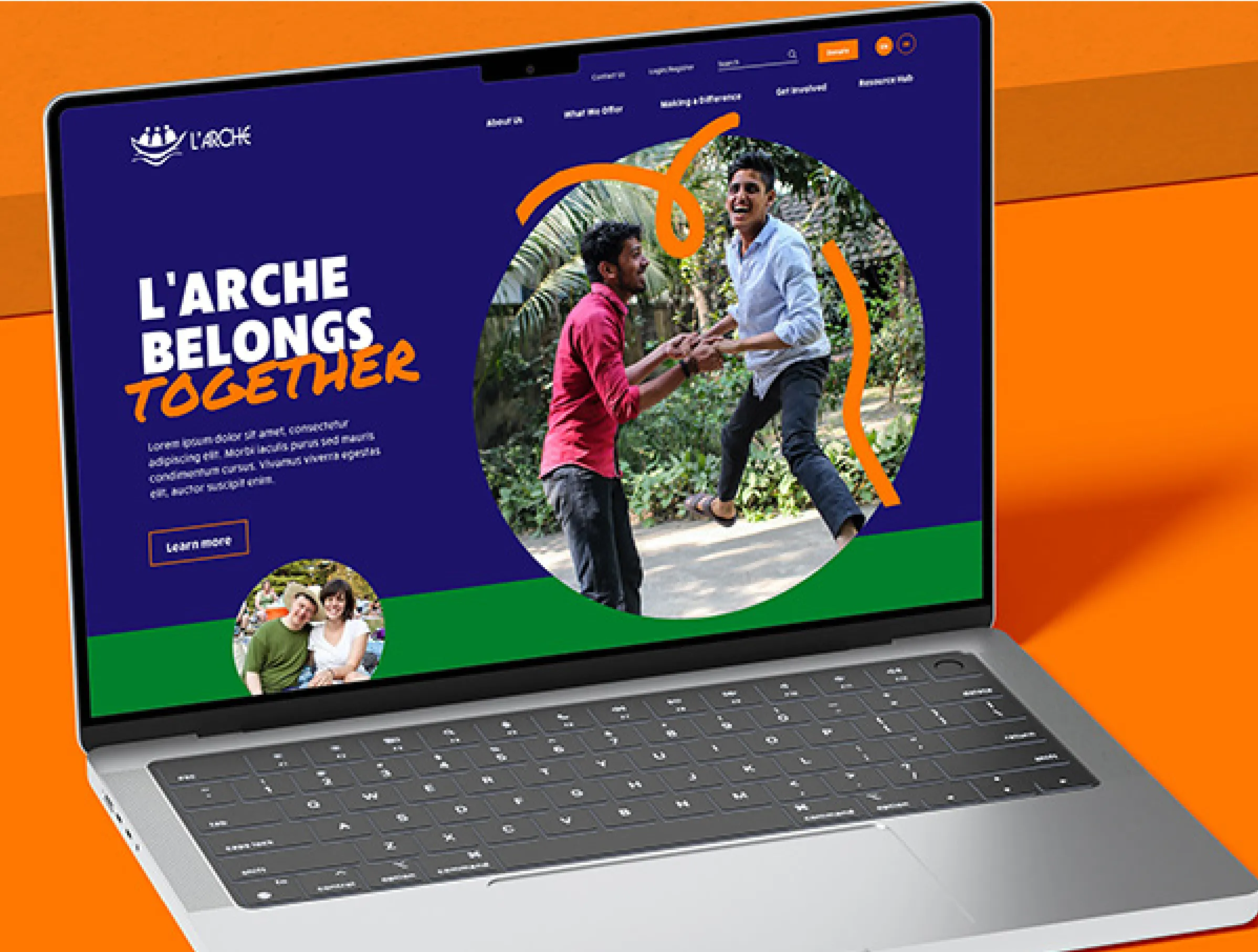 International charity rebrand case study for L'Arche | IE Brand